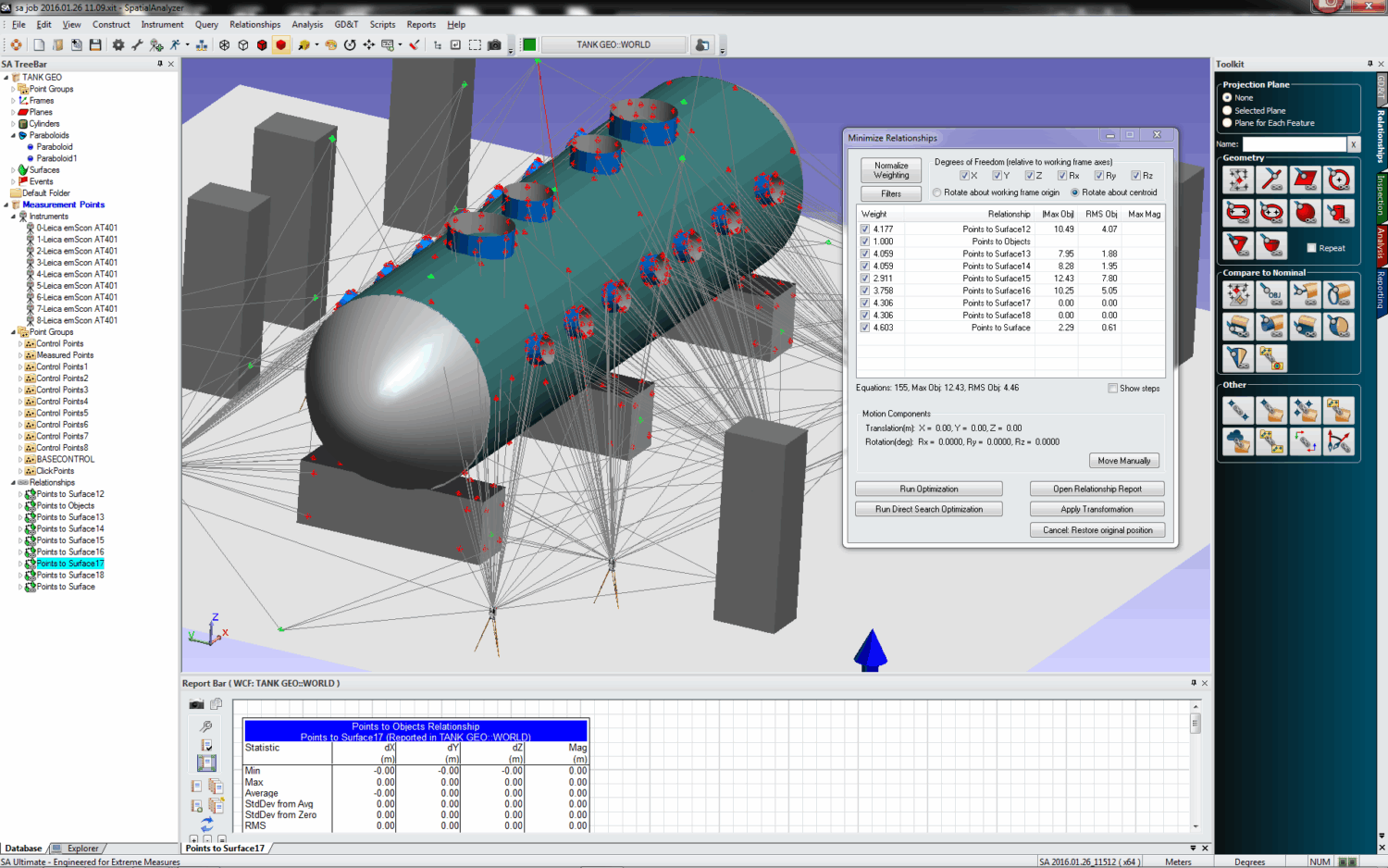 SpatialAnalyzer | Metrology & Large-Scale Inspection Software