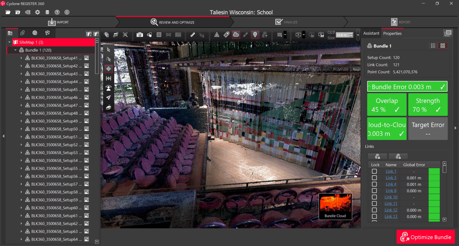 Cyclone REGISTER 360 | Point Cloud Registration Software